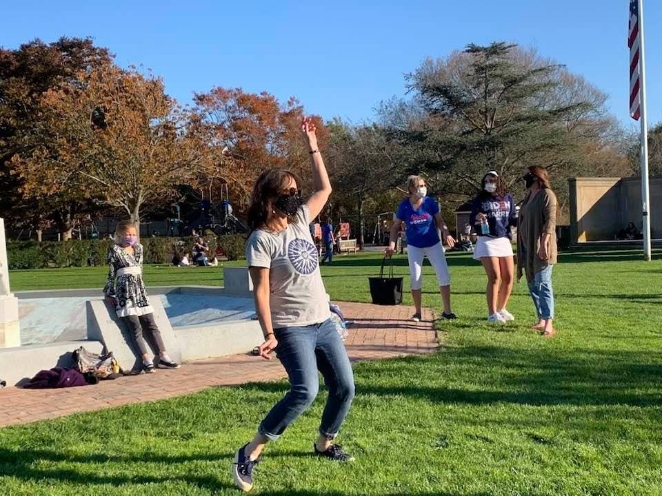 LI Dems Dance For Joy At Celebration For Biden's Projected Win ...