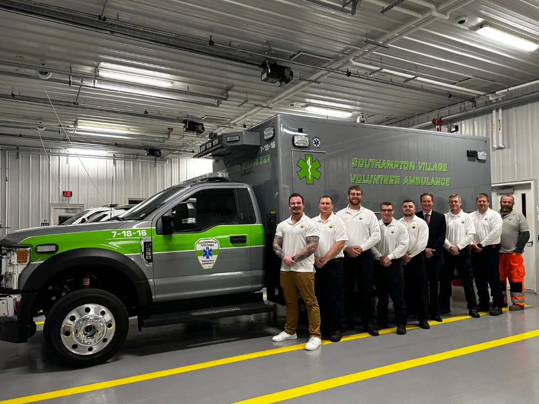New Ambulance Joins Southampton Village Volunteer Ambulance Fleet ...