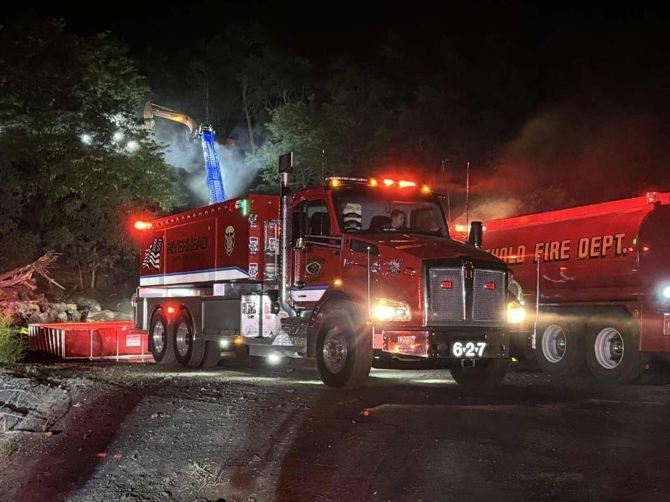 Mulch Fire At Southold Recycling Center Reignites: FD | North Fork, NY ...