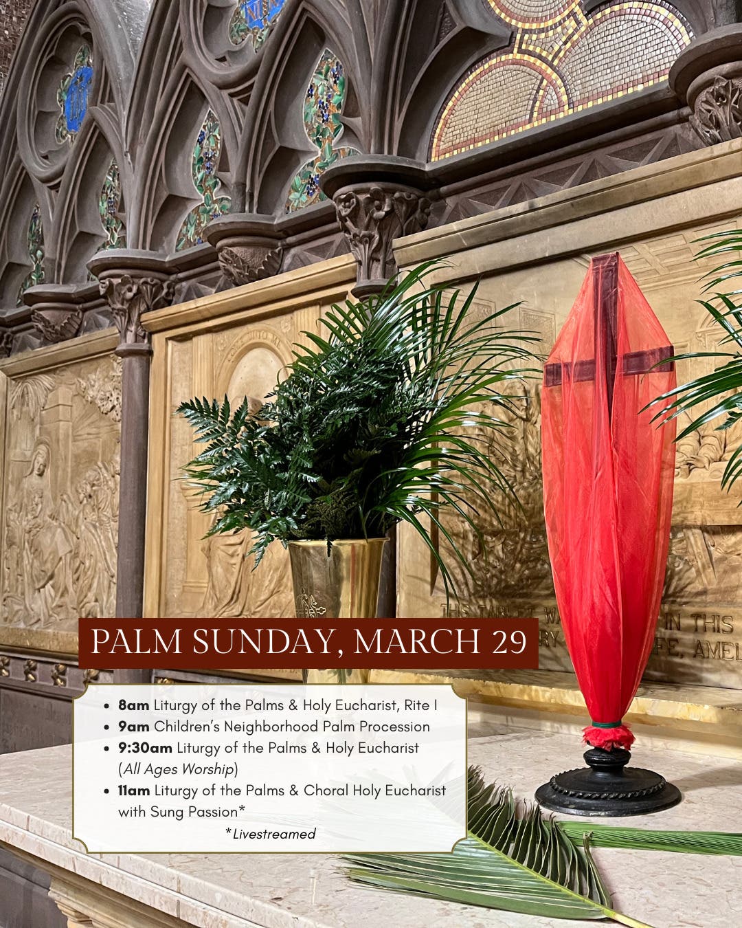 Mar 29 | Holy Week at Grace Church: Palm Sunday | Nyack, NY Patch