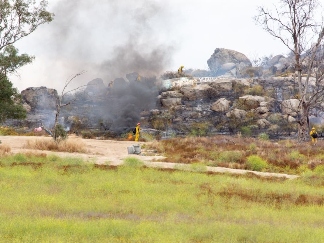 Brush Fire Burns 25+ Acres Near Perris | Lake Elsinore, CA Patch