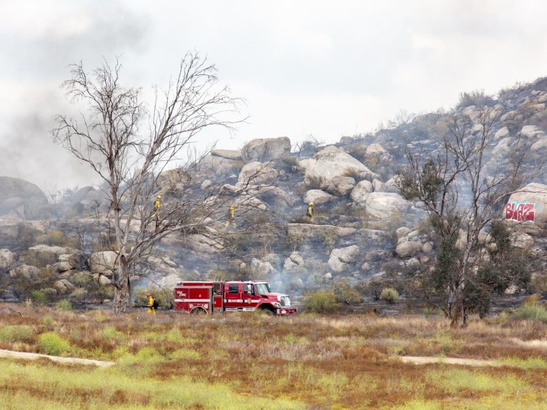 Brush Fire Burns 25+ Acres Near Perris | Lake Elsinore, CA Patch