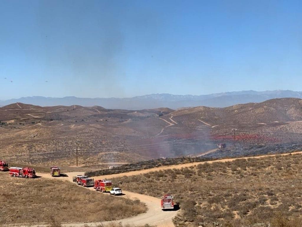 Fire Sends Smoke Into SWR From Lake Mathews Area | Lake Elsinore, CA Patch