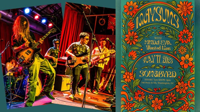 Jul 17 | Catch Maysuns Live Thursday July 17 @Songbyrd Music House in D ...