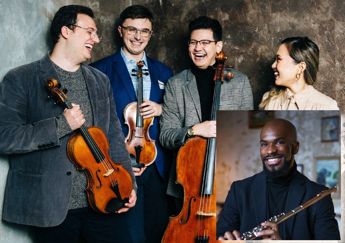 Nov 3 | Balourdet String Quartet with Adam W. Sadberry, flute ...