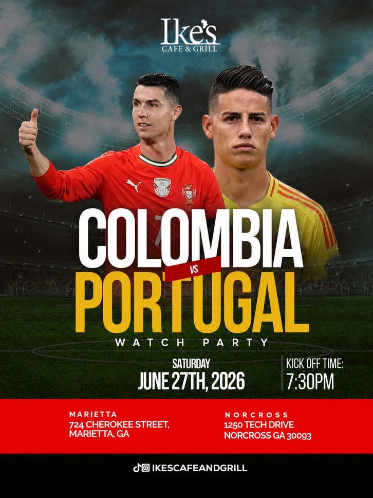Jun 27 | Colombia vs. Portugal World Cup Watch Party | Atlanta, GA Patch
