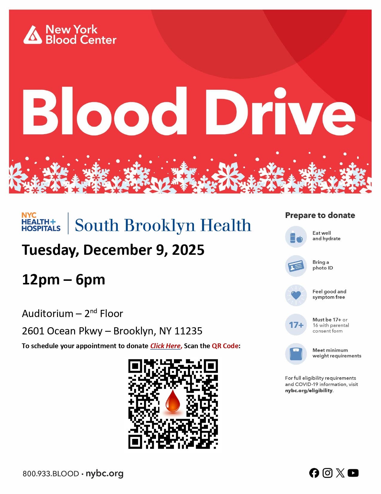 Dec 9 | Brooklyn Community Blood Drive | Brooklyn, NY Patch