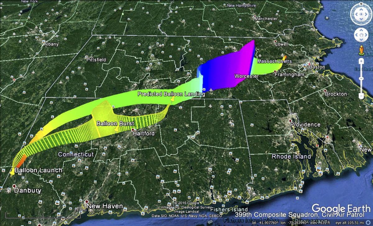 399th Composite Squadron weather balloon launch 2.0 | Danbury, CT Patch