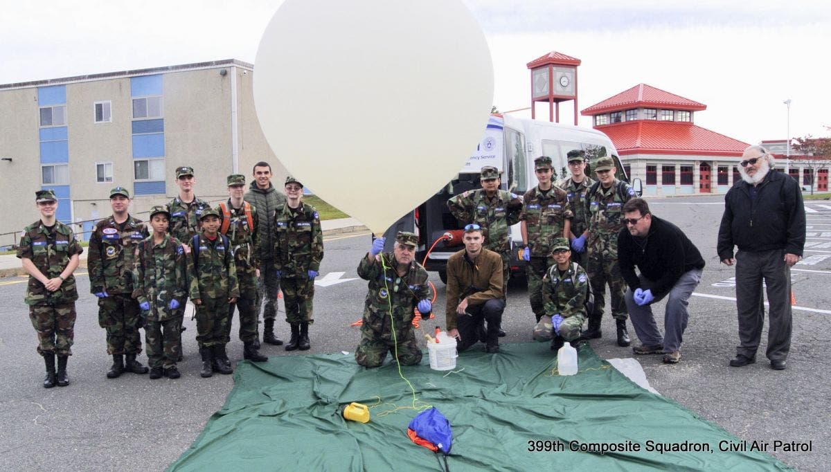 399th Composite Squadron weather balloon launch 2.0 | Danbury, CT Patch