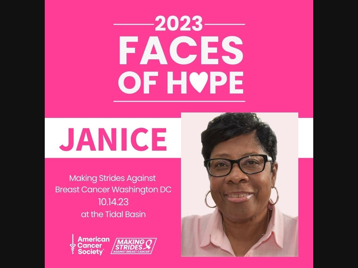 Meet Faces of Hope Breast Cancer Survivor from Washington, DC ...