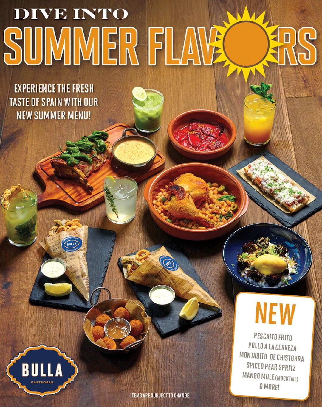 Jun 26 | Dive into your favorite Spanish Summer Flavors @ Bulla ...