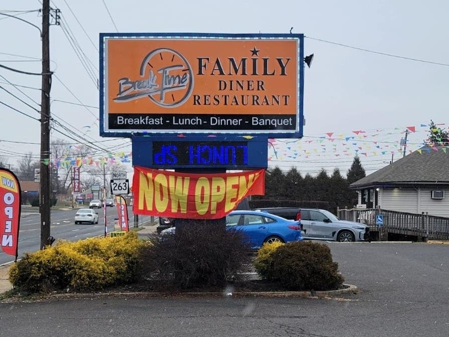 Break Time Diner Holds Grand Opening In Warminster | Warminster, PA Patch