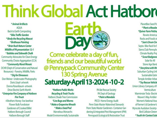 Earth Day 2024 Festivities In Hatboro Saturday | Hatboro, PA Patch