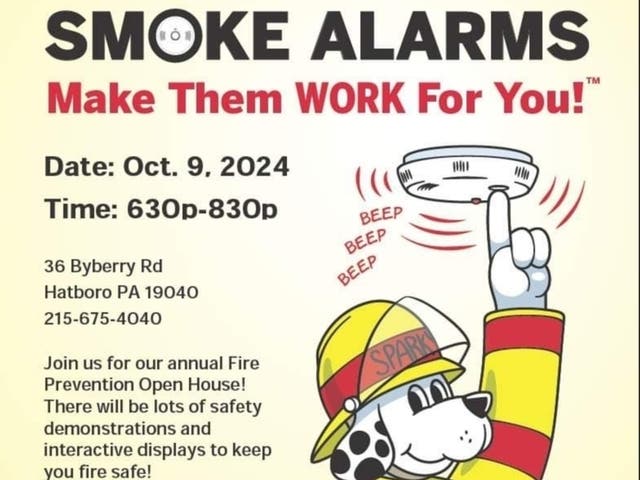Enterprise Fire Company Holding Fire Prevention Open House | Hatboro ...