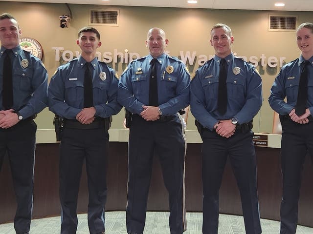 4 New Police Officers Take Oath In Warminster | Warminster, PA Patch