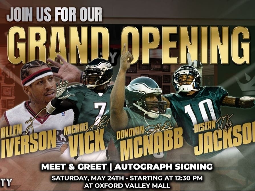 'Philly Sports Legends' Iverson, McNabb Coming To Oxford Valley Mall ...