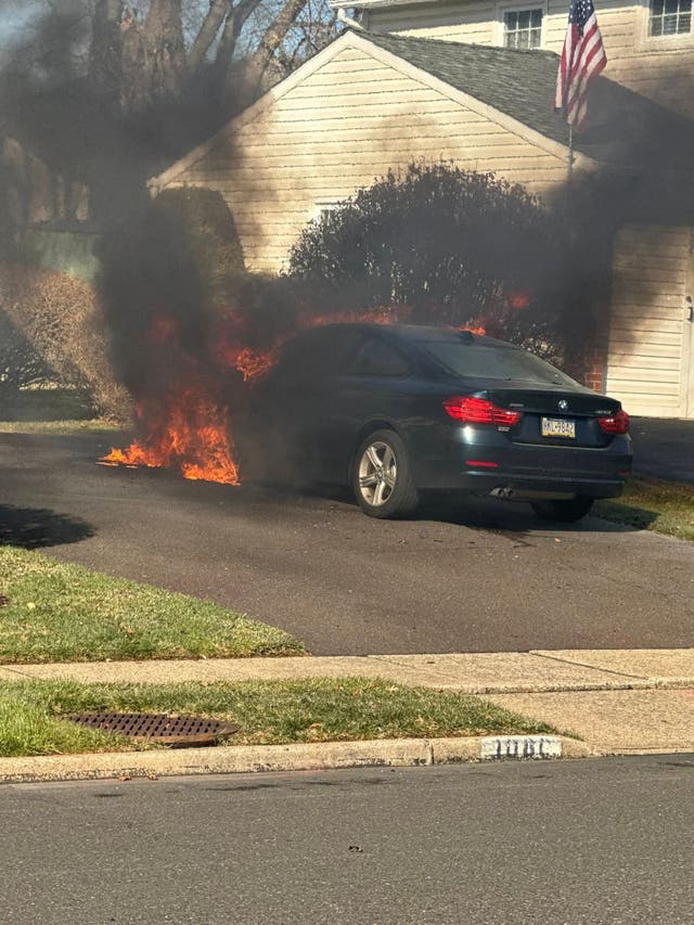 House Spared After Car Catches Fire In Warminster Driveway | Warminster ...