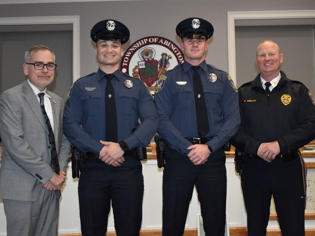 2 New Police Officers Take Oath In Abington | Abington, PA Patch