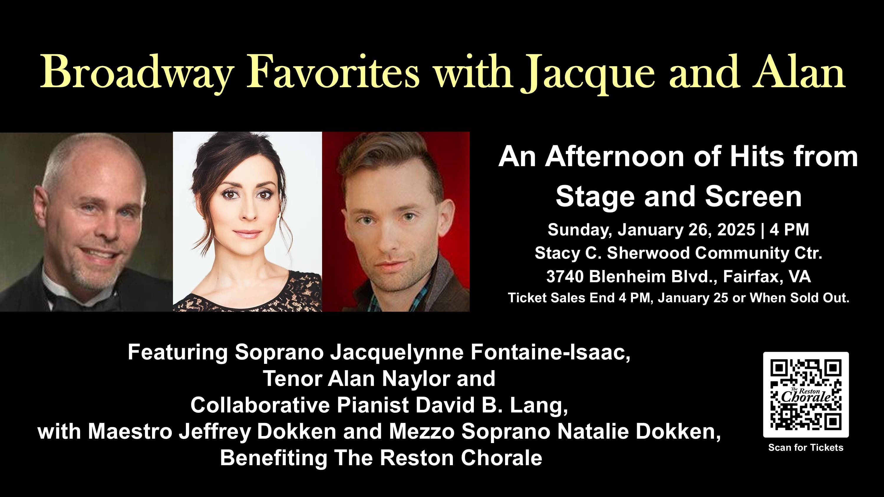 Jan 26 | Broadway Favorites with Jacque and Alan | Reston, VA Patch