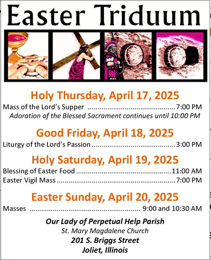 Apr 19 | Easter Vigil Mass | Joliet, IL Patch
