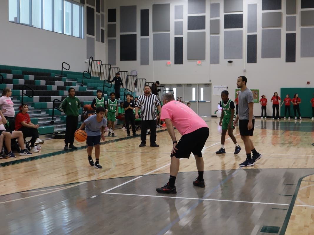 Gompers School Raises Money for Charity in Student-Faculty Basketball ...