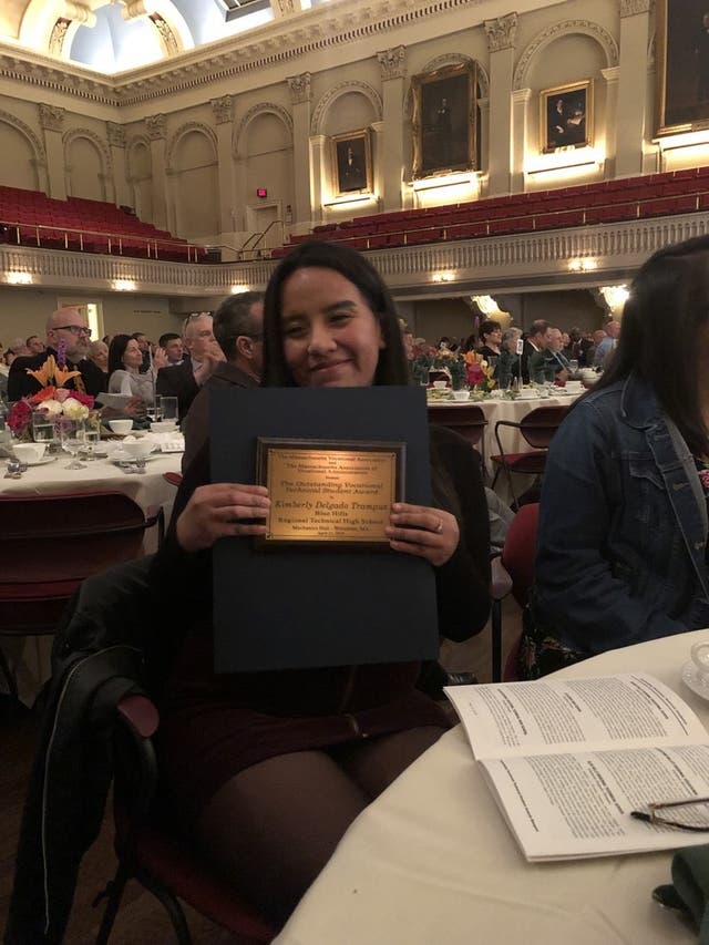 Blue Hills Student Kim Delgado Trampuz Of Norwood Is Honored | Norwood ...