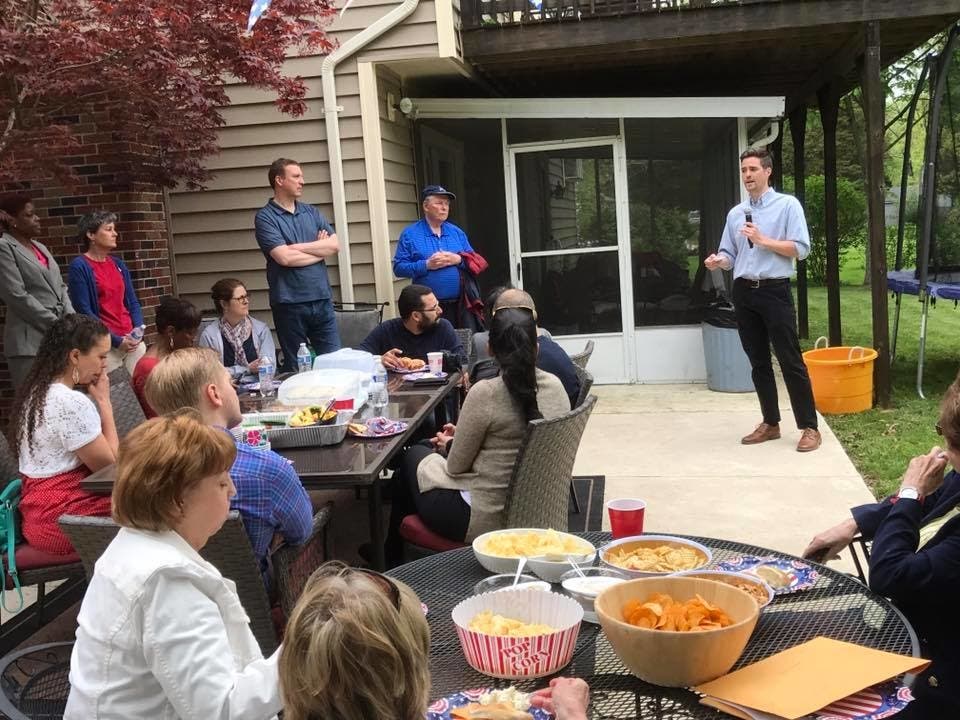 Hillsborough Democrats at all-American backyard barbeque enjoy good ...