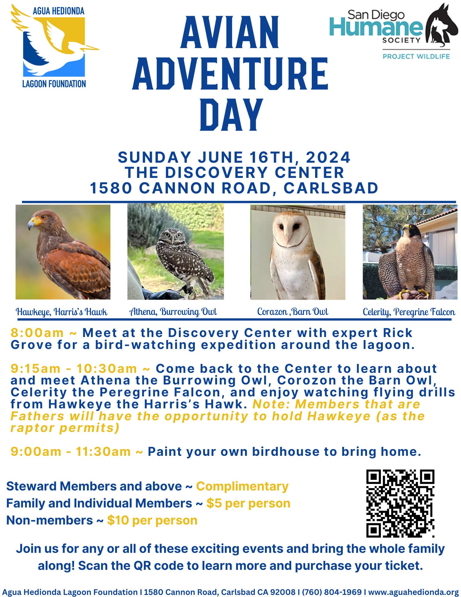 Jun 16 | Avian Adventure Day | Carlsbad, CA Patch