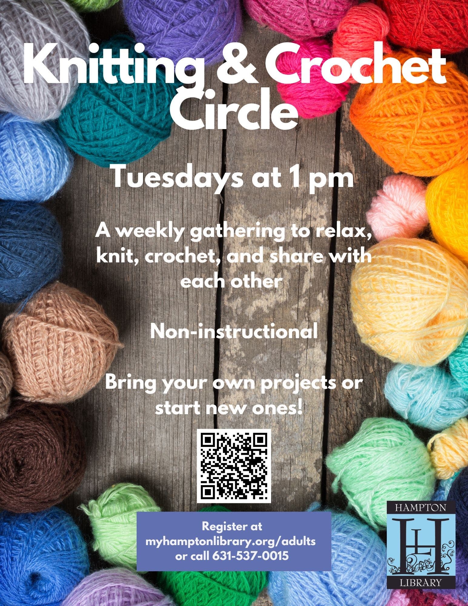 Jul 8 | Knitting and Crochet Circle | Southampton, NY Patch