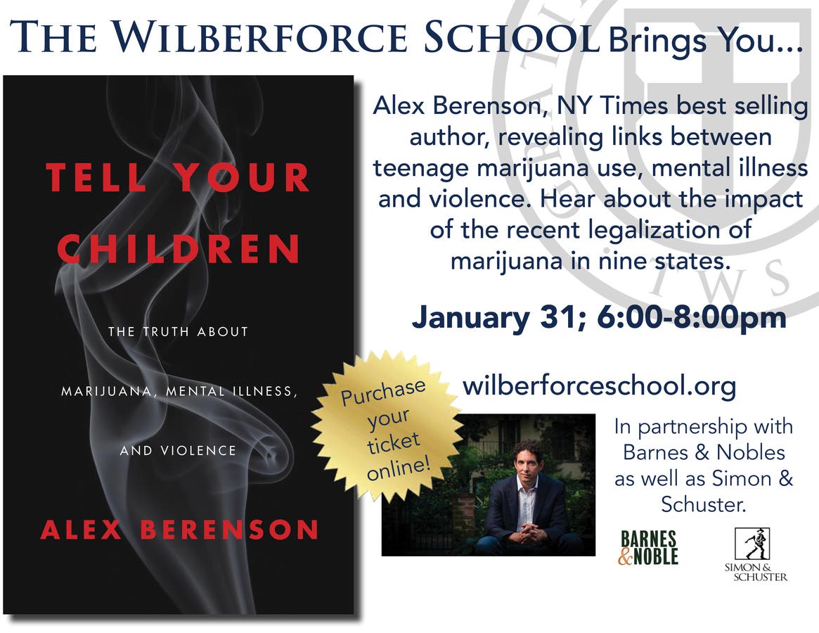 Event: Alex Berenson on Marijuana, Mental Illness, and Violence ...