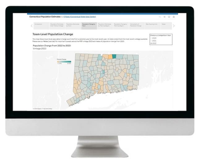 CTData Collaborative Launches Population Estimates Dashboard | Across ...
