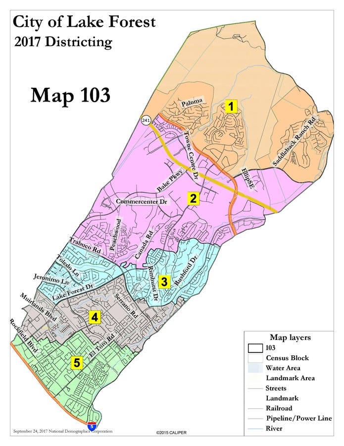 Sample District Maps | Lake Forest, CA Patch