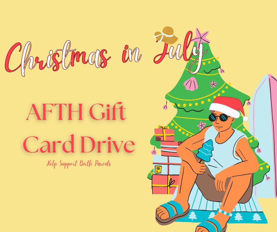 Christmas In July Gift Card Fundraiser to Help Birth Families in Need ...