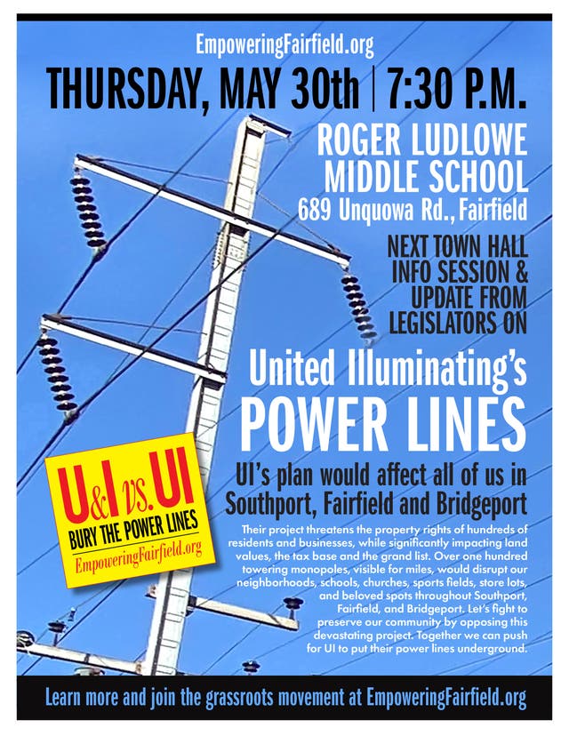Informational Meeting In Fairfield Set To Discuss UI Monopole Project ...