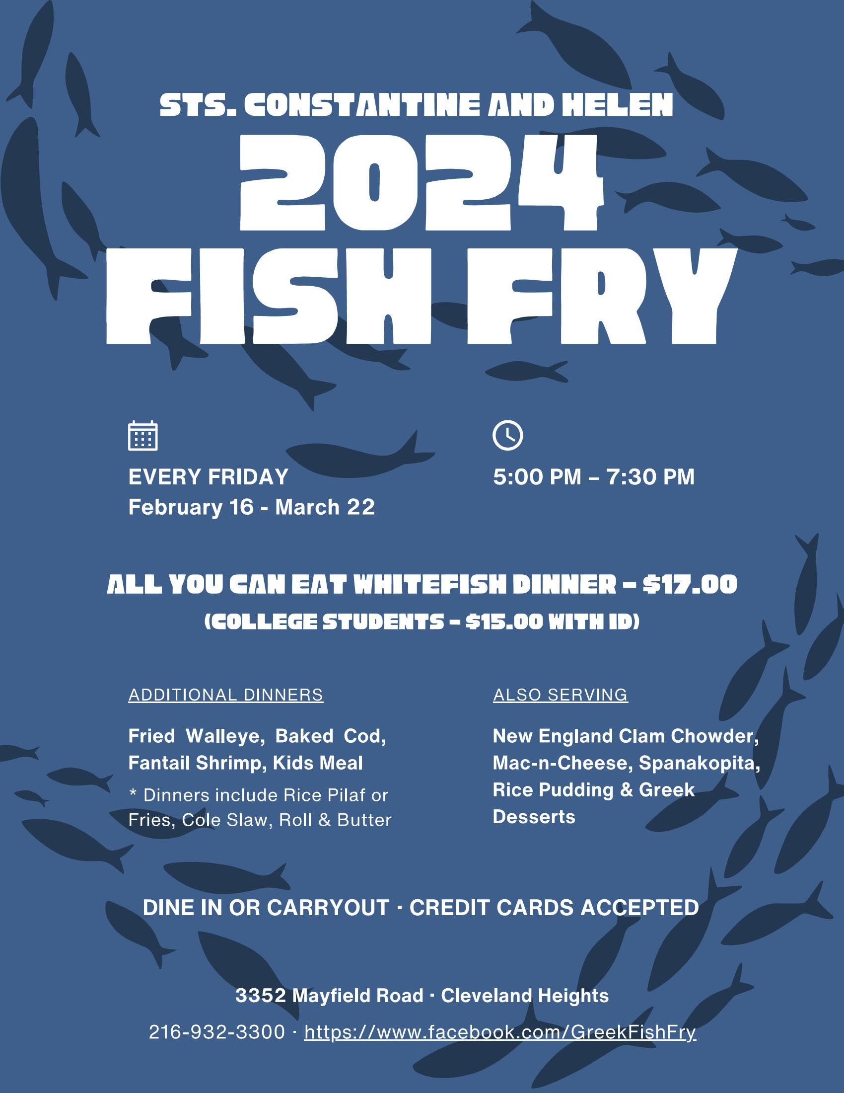 Feb 23 | Annual Fish Fry | Cleveland Heights, OH Patch
