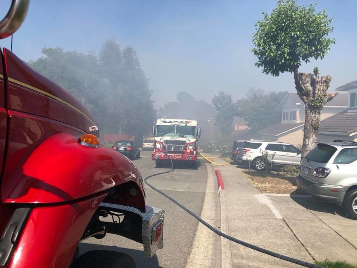 No Injuries As Grass Fire Burns Hill, Roof In Pinole | Pinole, CA Patch