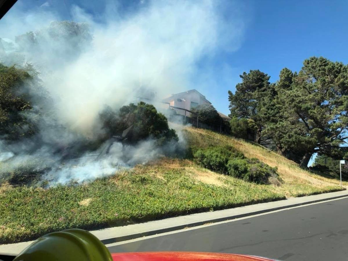 No Injuries As Grass Fire Burns Hill, Roof In Pinole | Pinole, CA Patch