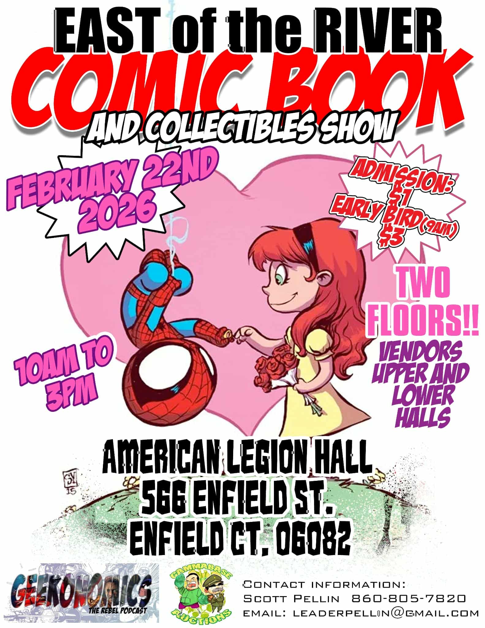 Feb 22 | East of the River Comic & Collectibles Show | Enfield, CT Patch