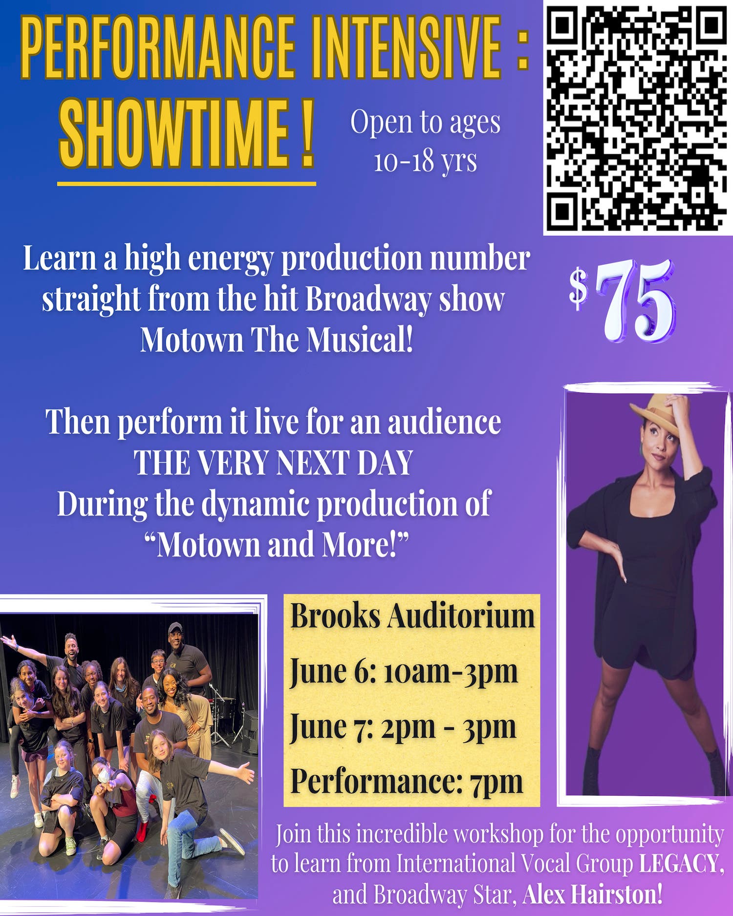 Jun 6 | Legacy Broadway Performance Workshop - Ages 10 - 18! | Oak Park ...