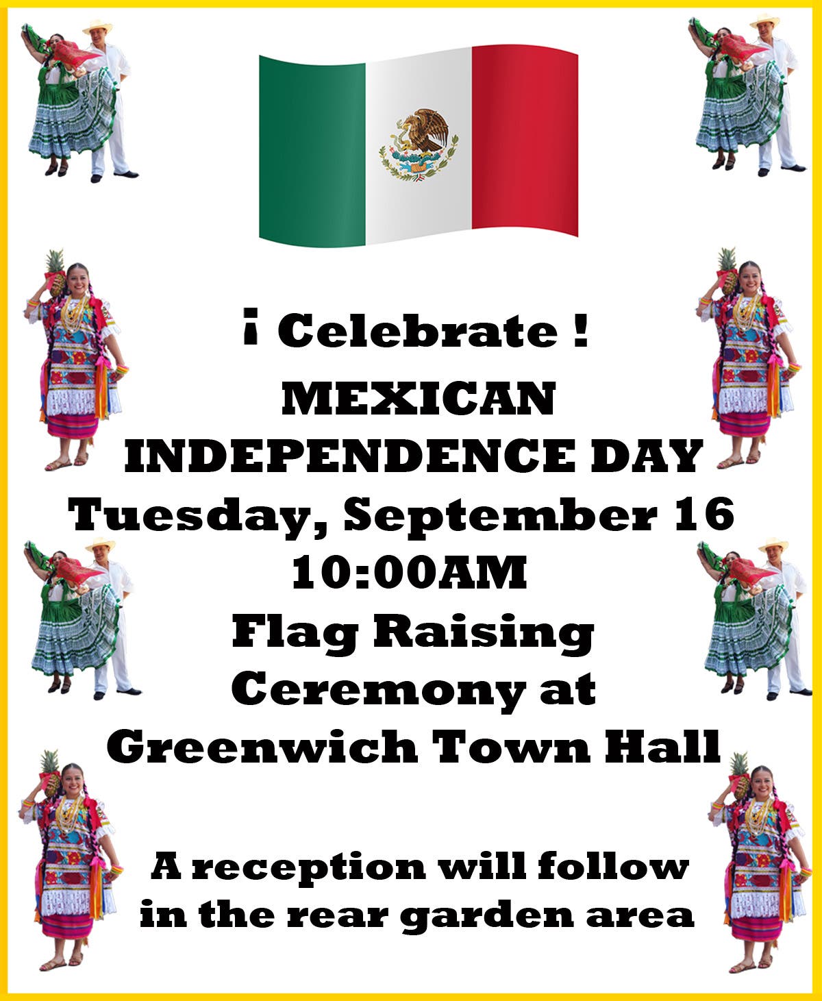 Sep 16 | Mexican Independence Day Flag Raising Ceremony | Greenwich, CT ...