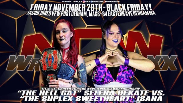 NCW Wrestling THIS Friday Night in Dedham for Black Friday! WrestleFest ...
