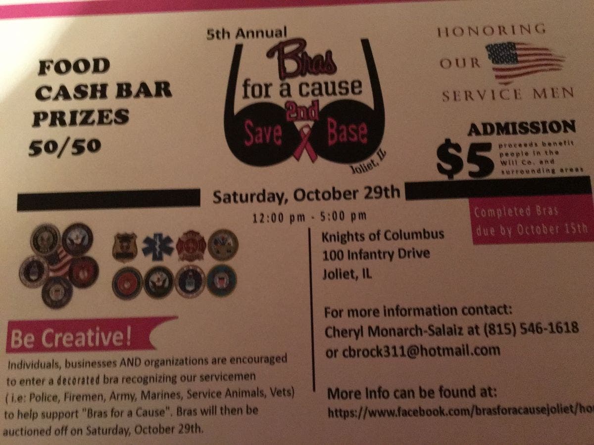 BRAs for the CAUSE - decorate a bra for breast cancer awareness ...
