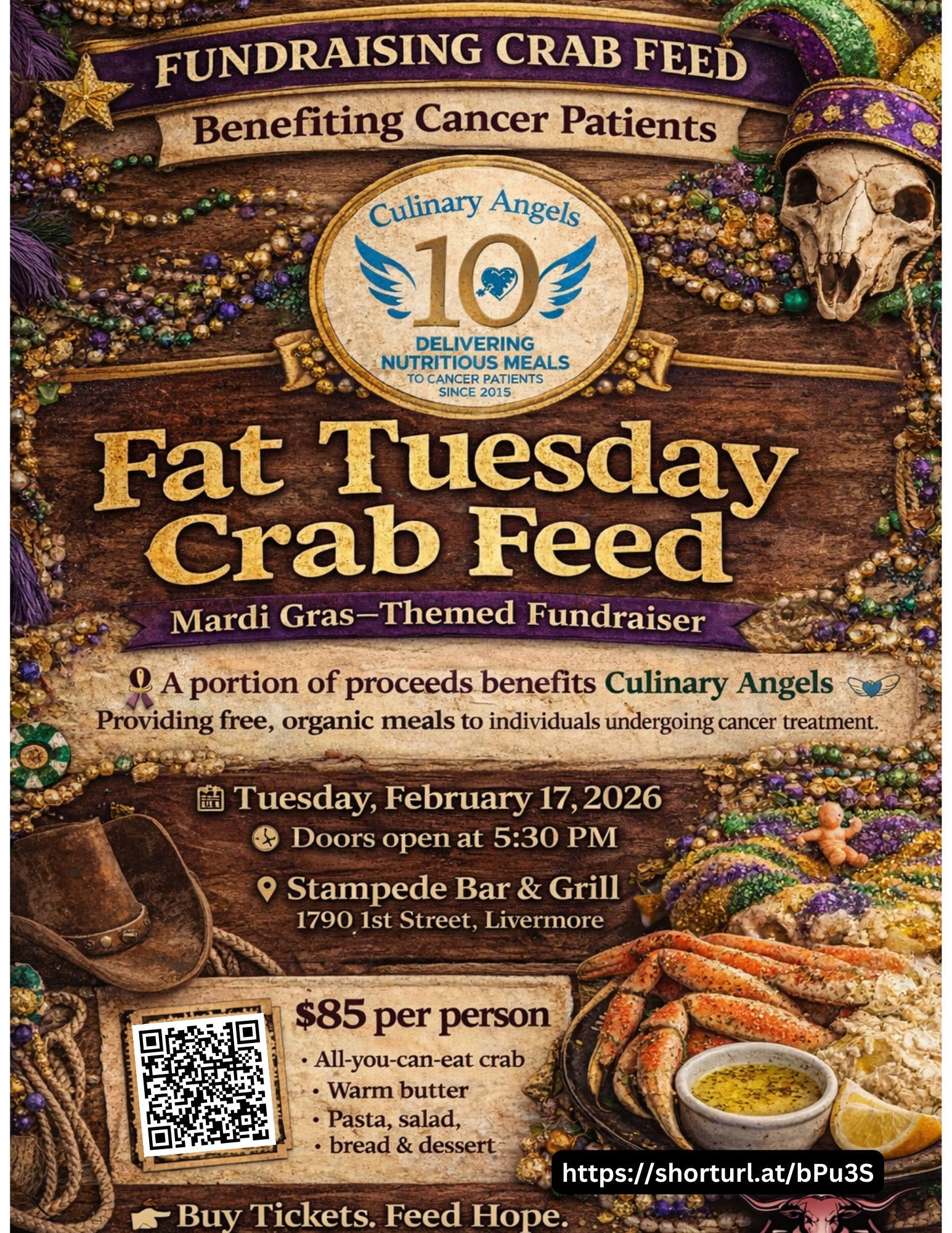 Feb 17 | Culinary Angels Crab Feed | Danville, CA Patch