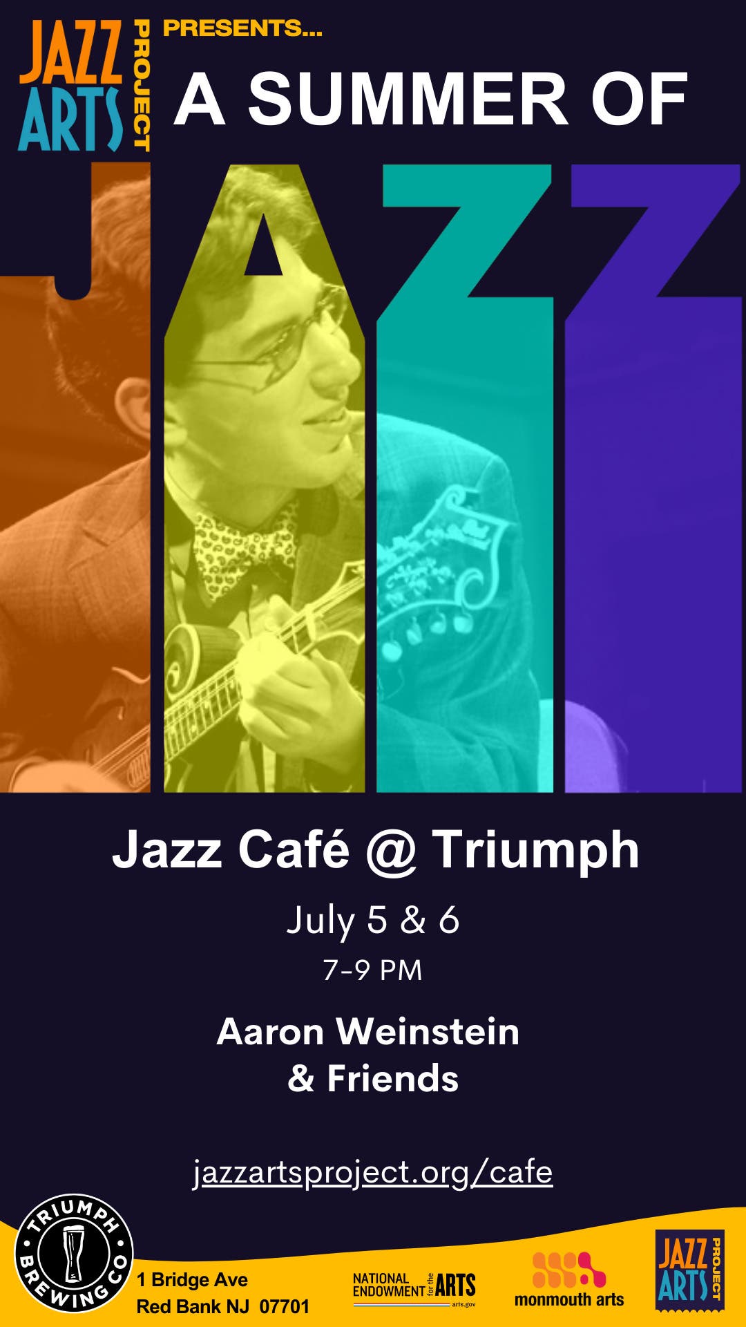 Jul 6 | Jazz Café @ Triumph: Aaron Weinstein & Friends | Red Bank, NJ Patch