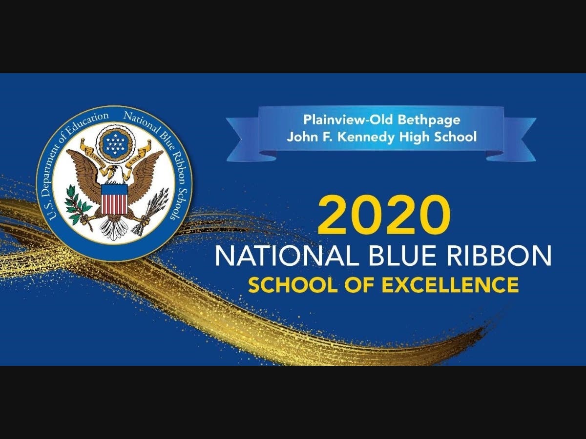 POB John F. Kennedy High School Named National Blue Ribbon School ...
