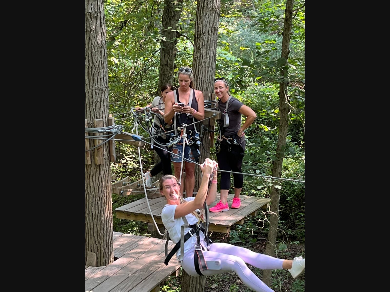 BES Staff Embark on a Treetop Adventure | Babylon Village, NY Patch