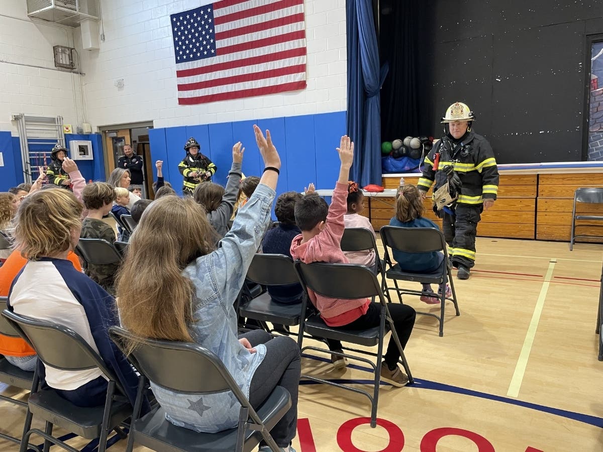 Fire Safety Sparks Curiosity and Courage at Woodhull School | Fire ...