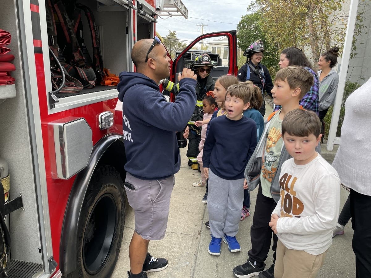 Fire Safety Sparks Curiosity and Courage at Woodhull School | Fire ...