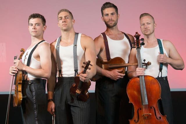 Men's Singing String Quartet at The Gracie Theatre is Well-Strung ...