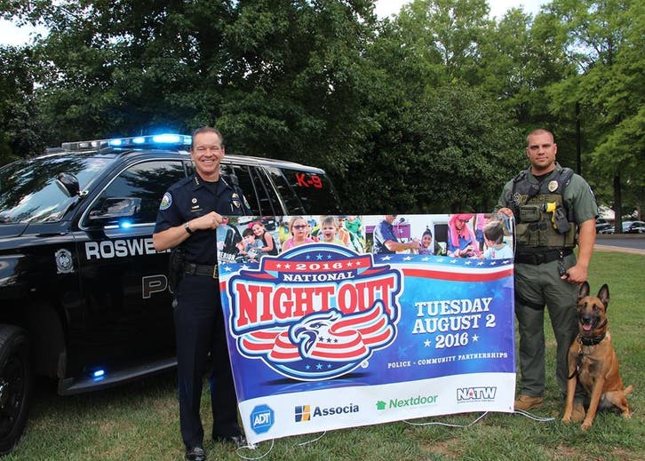 Roswell Police Gear Up For National Night Out | Roswell, GA Patch